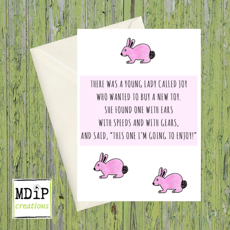 Rude Birthday Card For Her Funny Birthday Card For Female Etsy