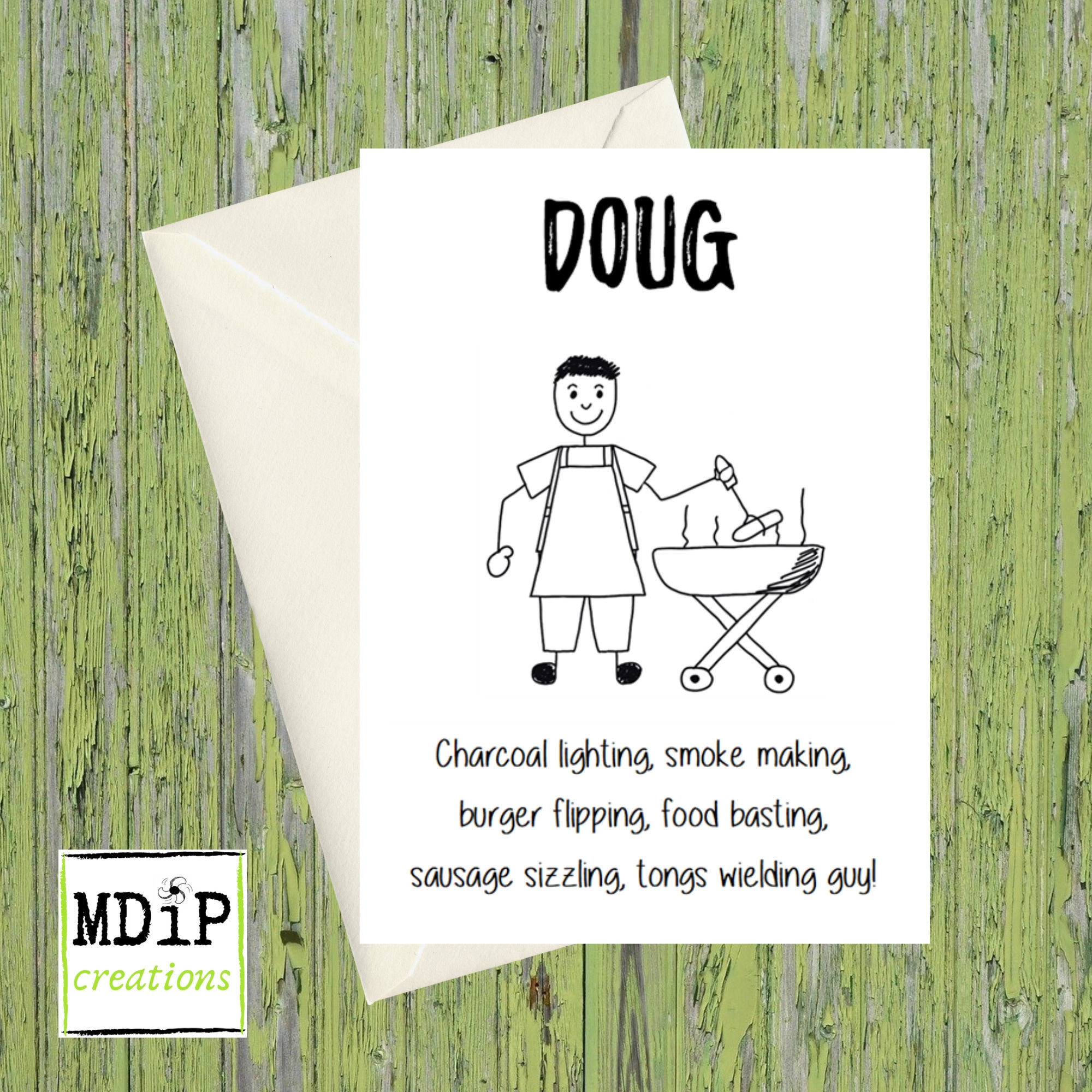 BBQ Card BBQ Birthday Card Personalised Bbq Card for Him - Etsy