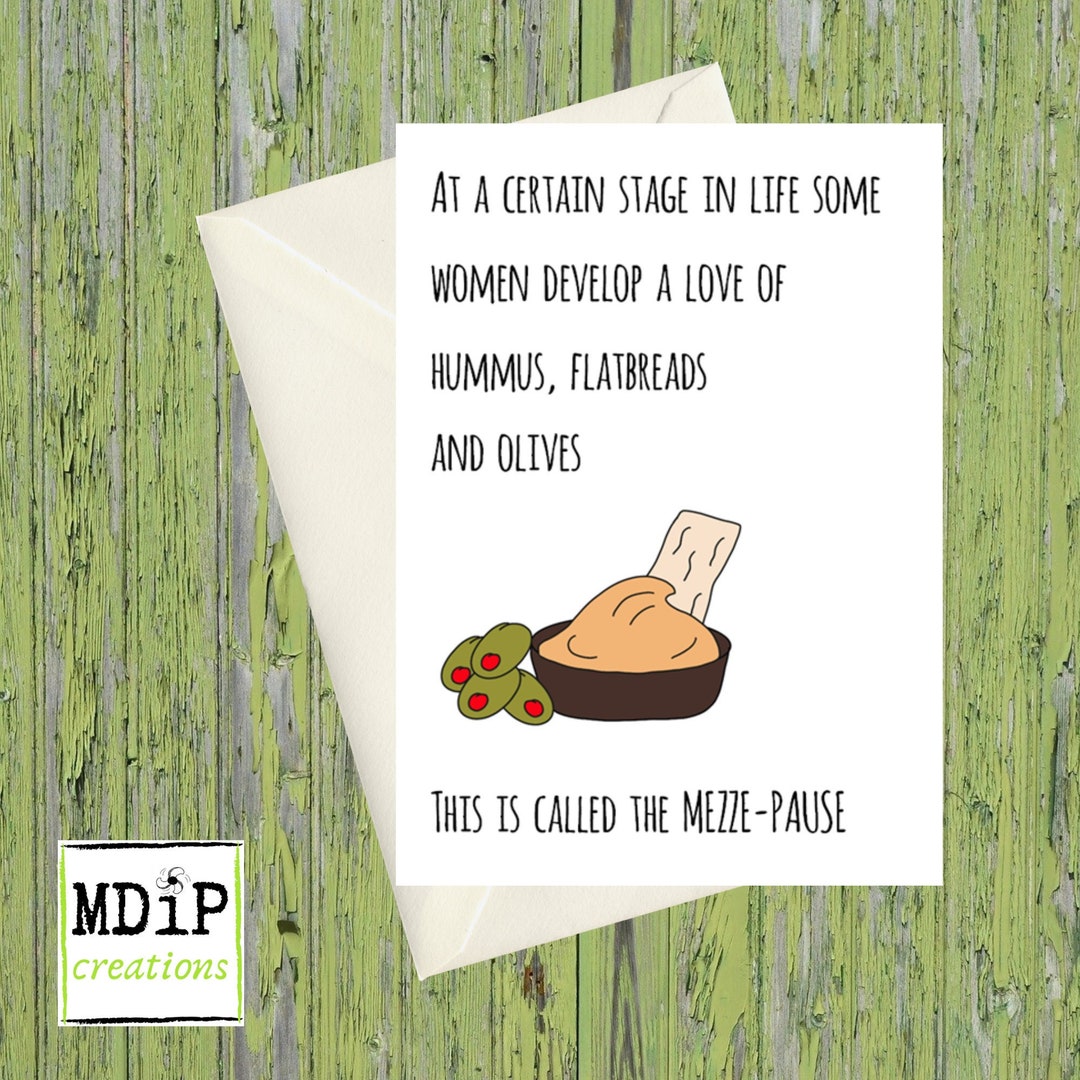 Funny Menopause Card Funny Birthday Card for Her Card for - Etsy