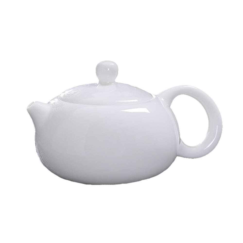 White Porcelain Xishi Tea Pot White Ceramic Teapots - Etsy