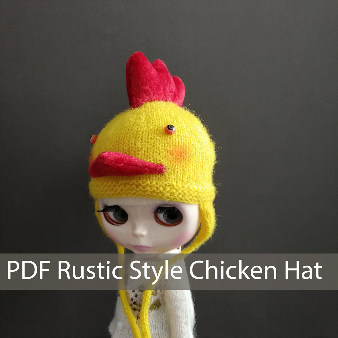 Blythe PDF Pattern for Blythe Doll Knit Doll Hat Pattern Blythe Rustic ...