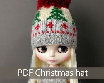 Blythe Pattern for Blythe Doll PDF File Blythe Knitted Beanie Hat ...