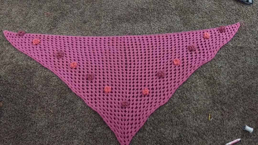 Granny Square Crochet Shawl - Etsy