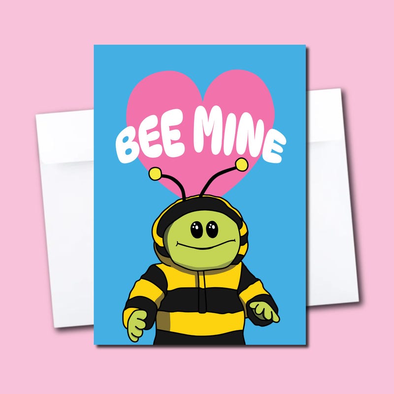 Bee Mine Valentine - Etsy