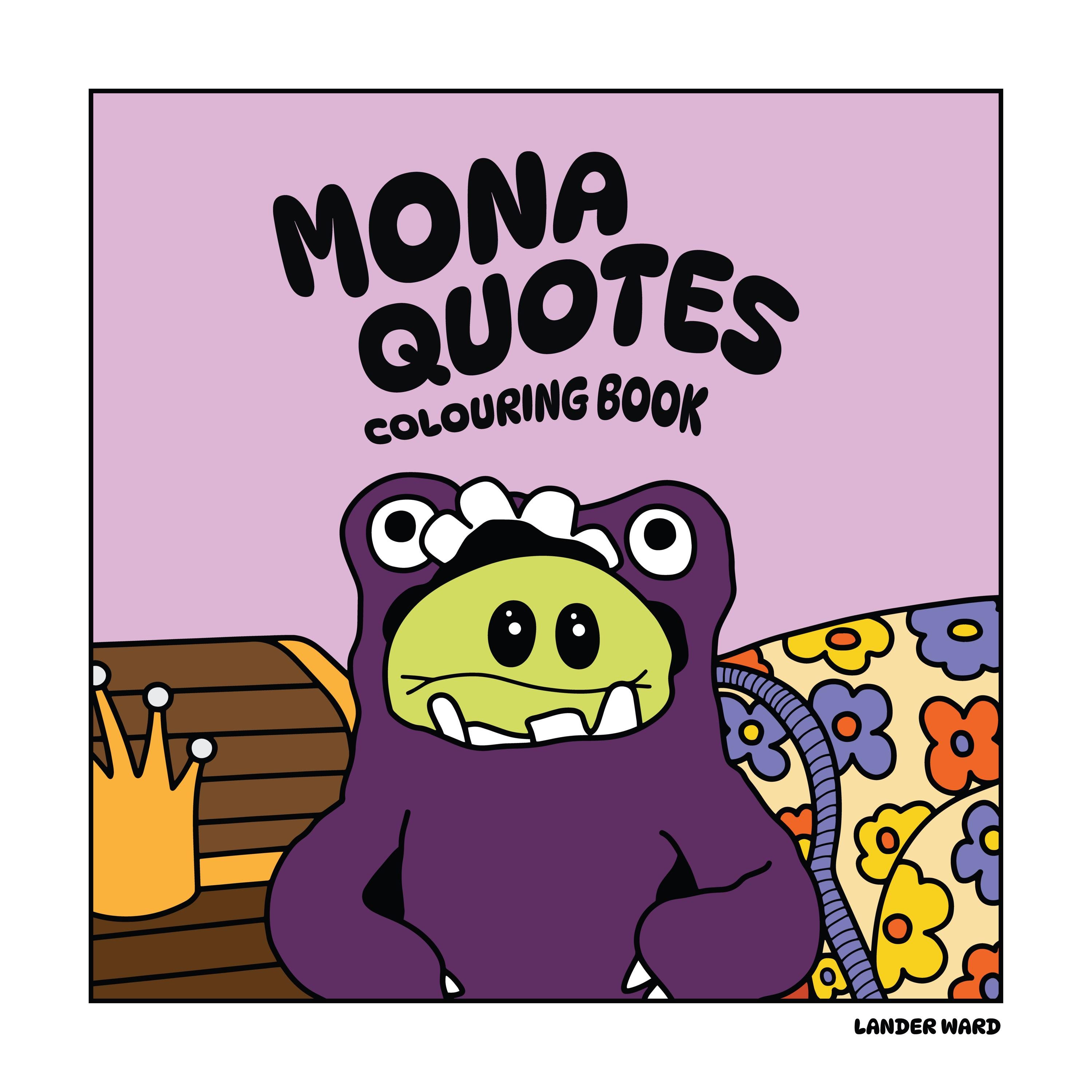 Nanalan' Colouring Book – Mona Quotes | Cute | Mindfulness | Adult ...