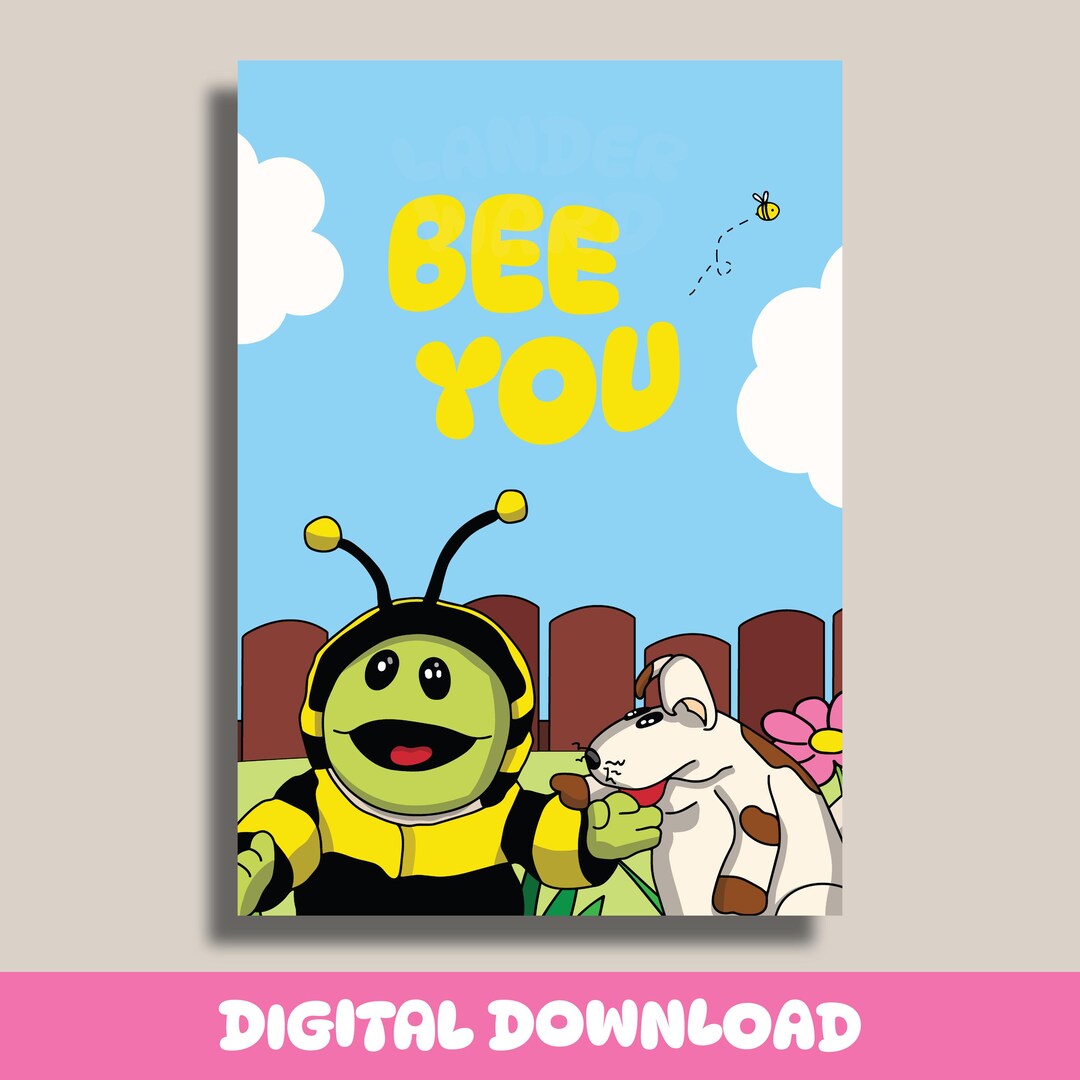 Bee You Digital Art Print – Nanalan' Illustration | A4 Digital Download ...