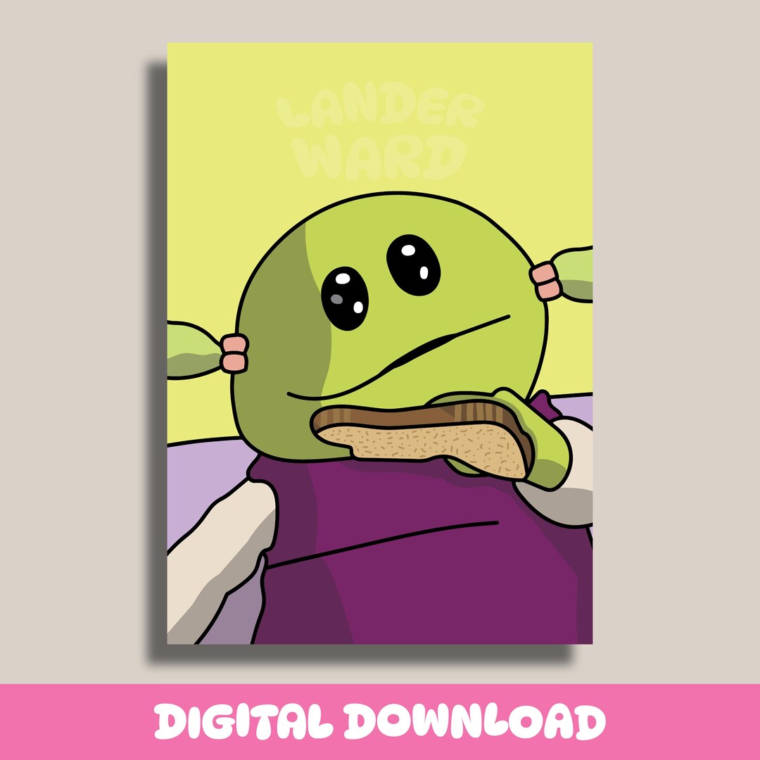 Mona's Sandwich Digital Art Print – Nanalan' Illustration | A4 Digital ...