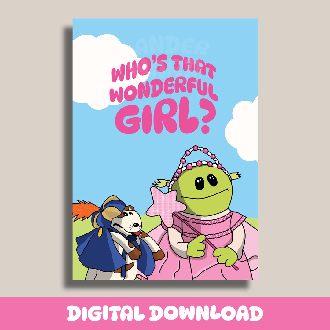 Who's That Wonderful Girl? Digital Art Print – Nanalan' Illustration ...