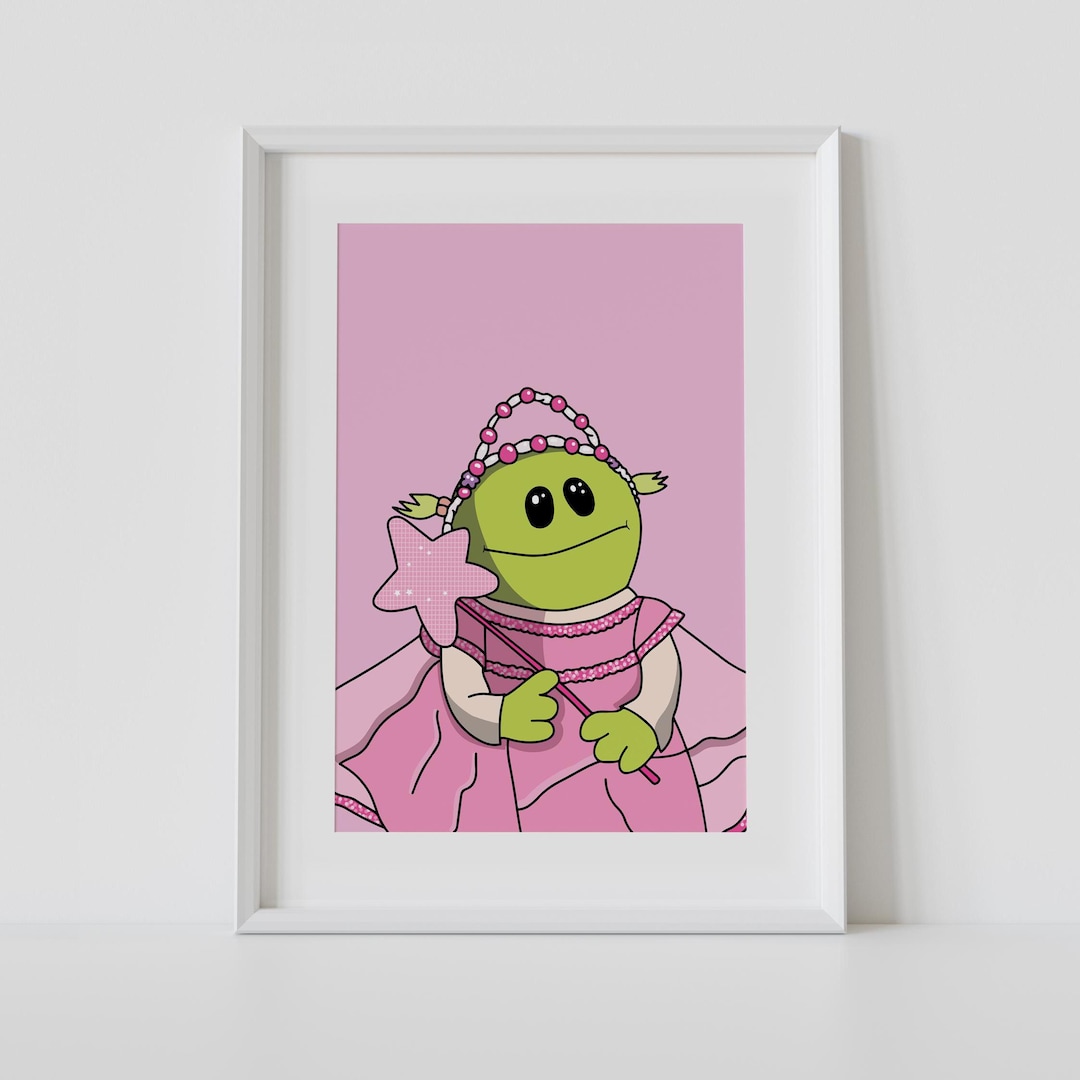 Princess Mona A5 Print – Nanalan' Illustration With White Mount ...