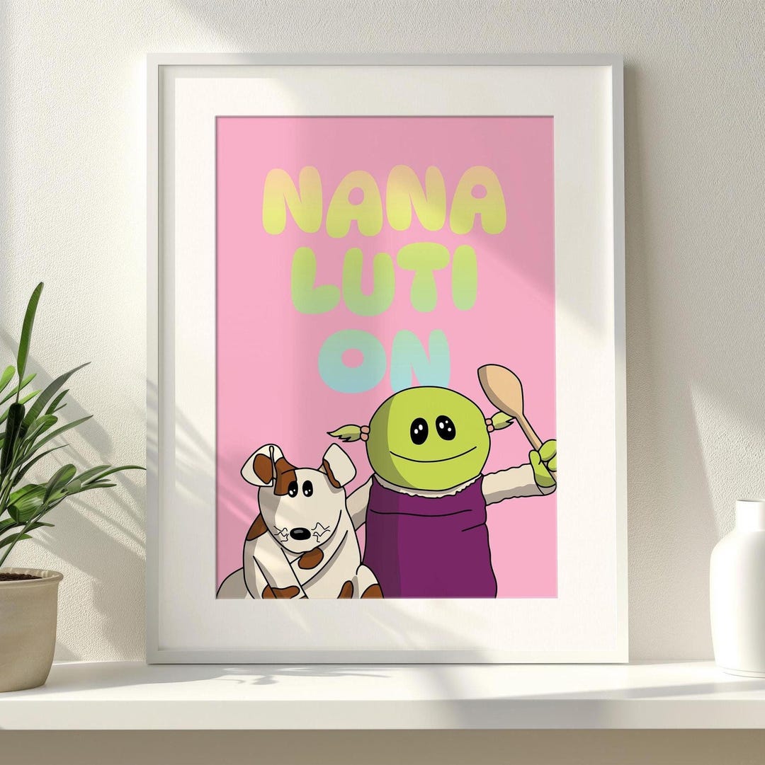 Nanalution A4 Print – Nanalan' Illustration With White Mount (unframed ...