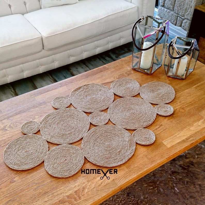 Home Decor Natural Rope Table Runner / Tablecloth Best | Etsy