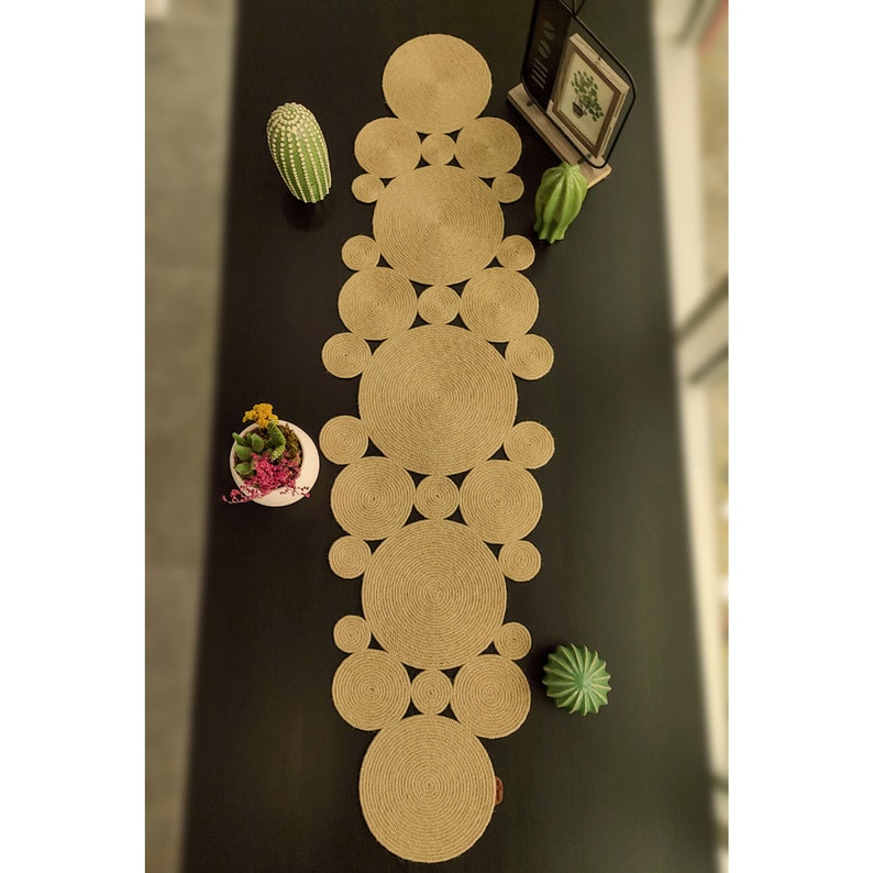 Farmhouse Rope Table Runner Farmhouse Decor Rustic Table | Etsy