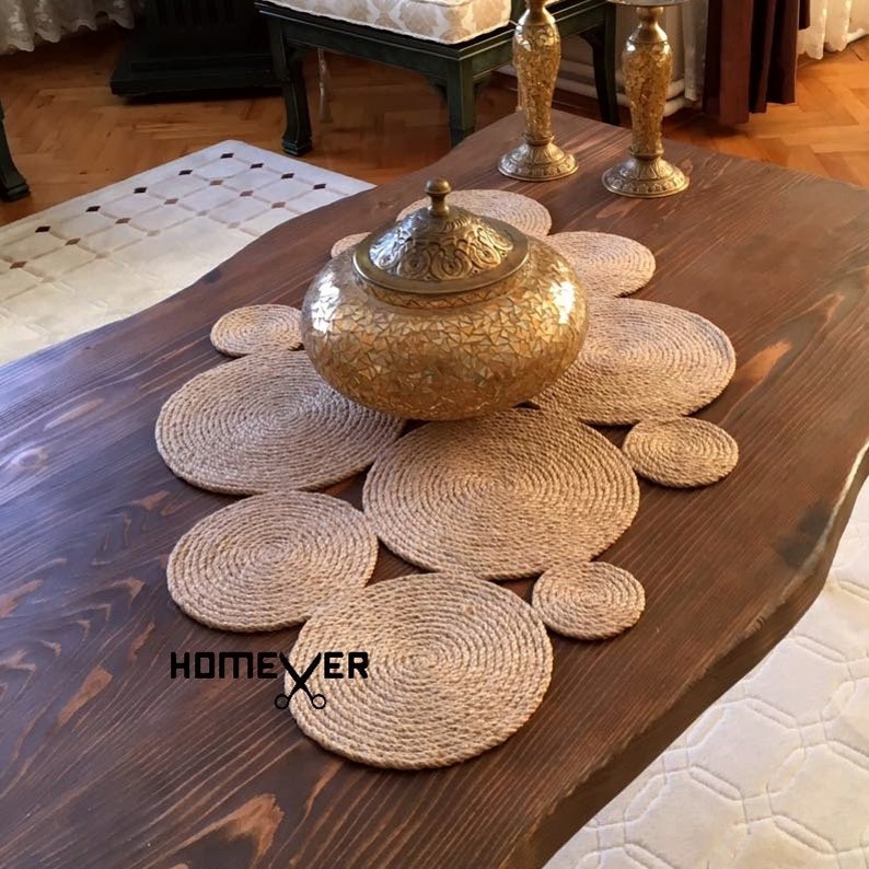 Home Decor Natural Rope Table Runner / Tablecloth Best | Etsy