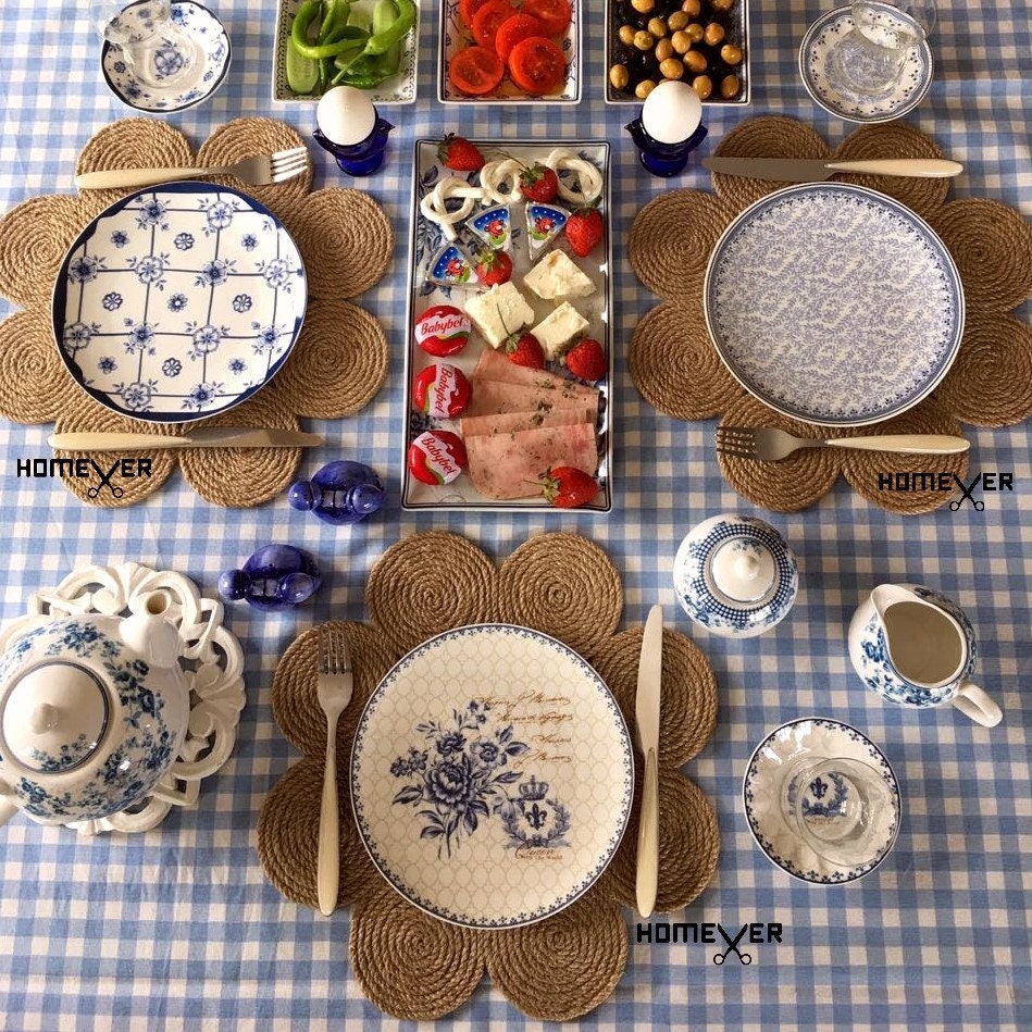Rustic Placemats Set Christmas Placemats Farmhouse Table - Etsy