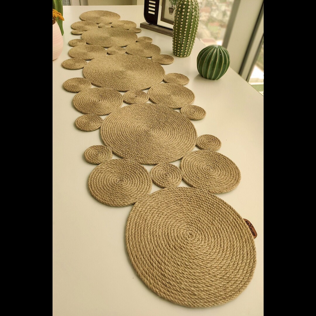 Farmhouse Rope Table Runner Farmhouse Decor Rustic Table - Etsy