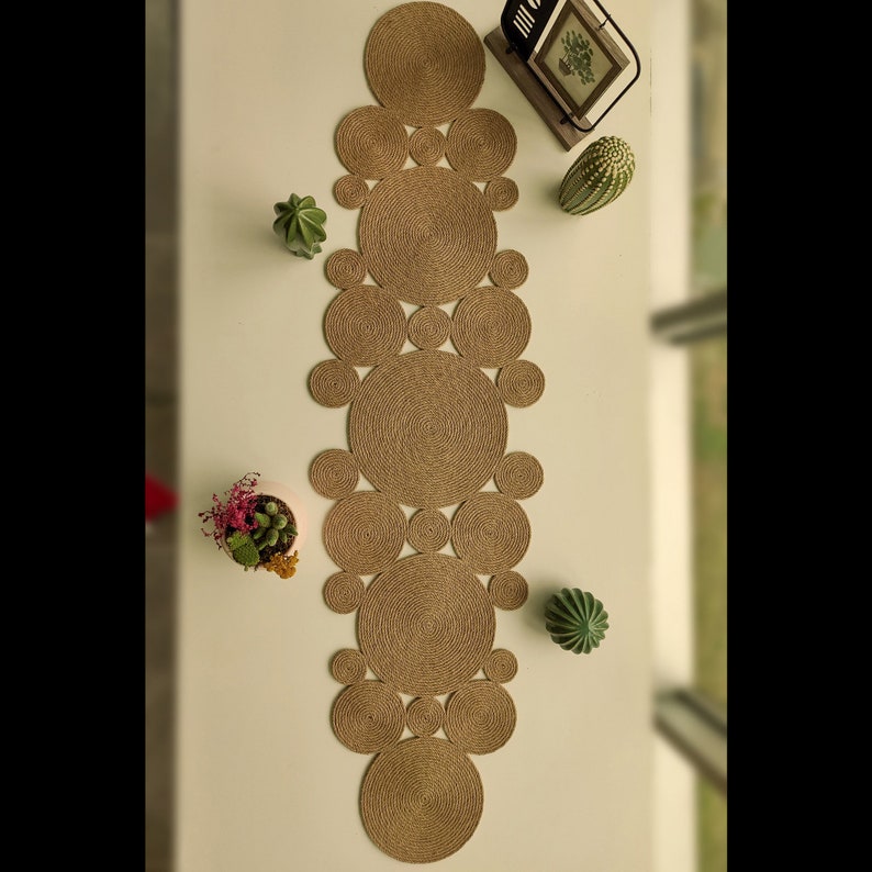 Farmhouse Rope Table Runner Farmhouse Decor Rustic Table - Etsy