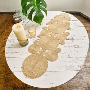 Farmhouse Rope Table Runner Farmhouse Decor Rustic Table - Etsy