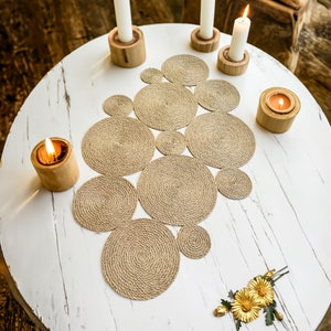 Home Decor, Natural Rope Table Runner / Tablecloth, Best Housewarming ...