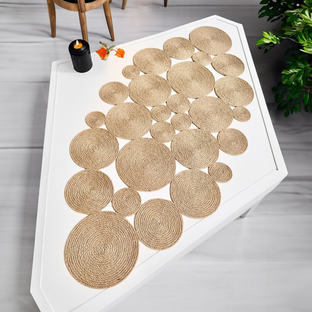 Farmhouse Rope Table Runner, Tablecloth, Rustic Home Decor, Wedding ...