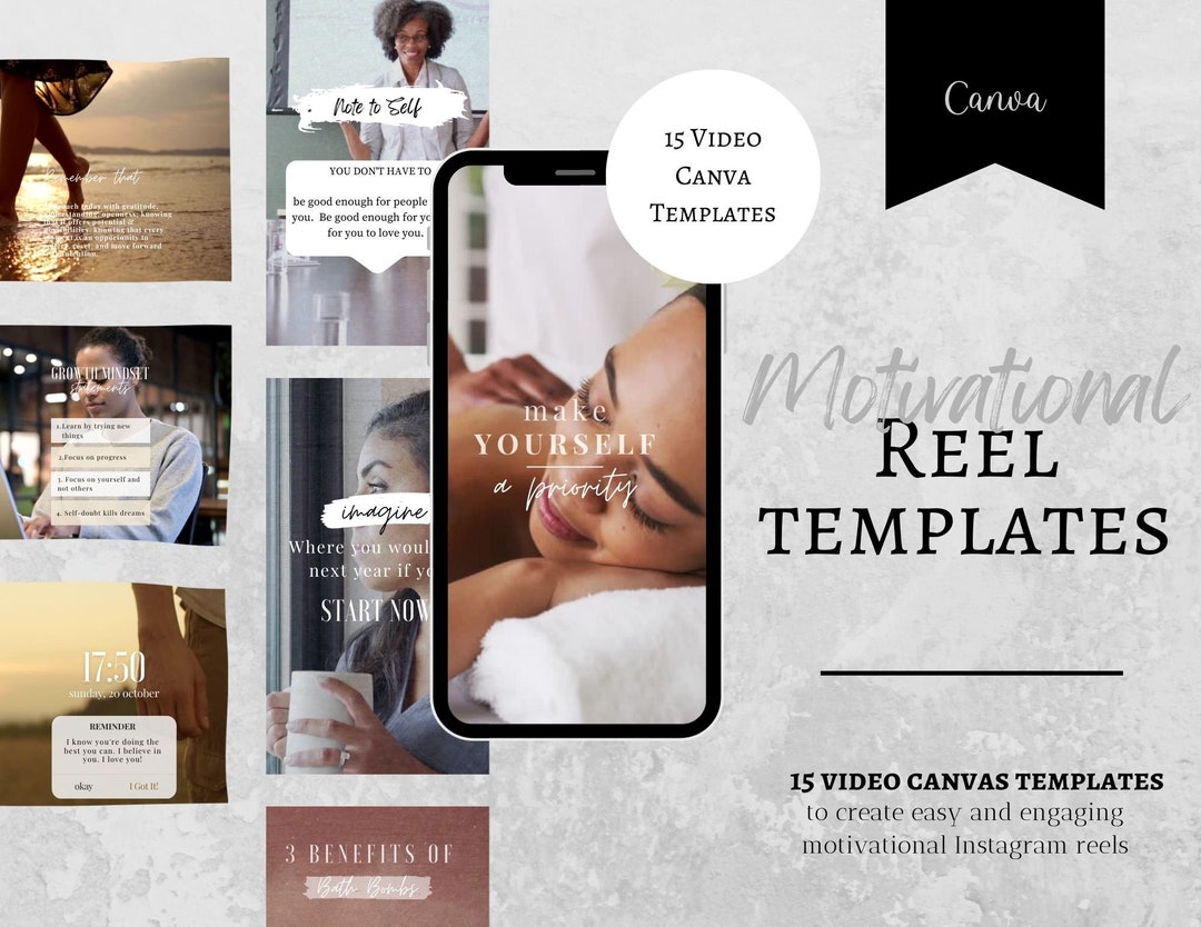 15 Instagram Video Reel Templates | Motivational Reels | Canva ...