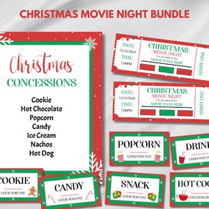 Christmas Movie Night Bundle, Christmas Movie Night Tickets, Concession ...