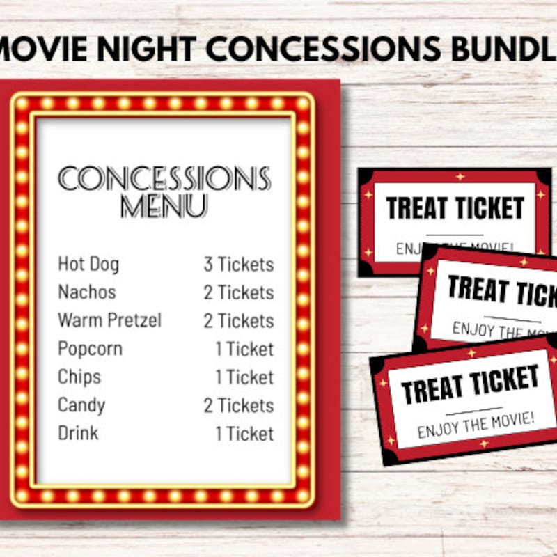 Concession Stand Sign - Etsy
