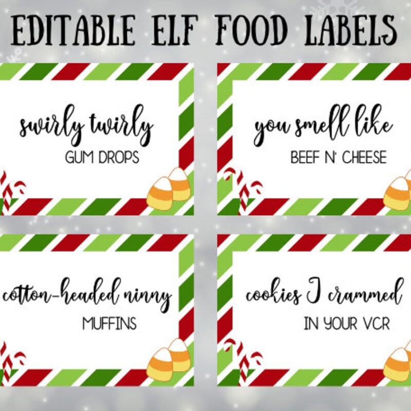 Elf the Movie Printable - Etsy