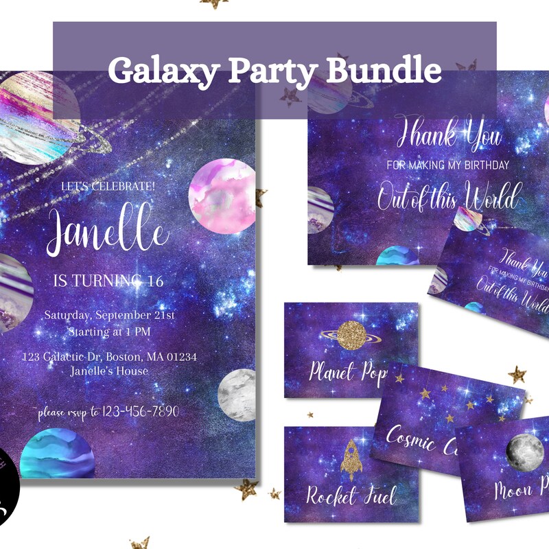Galaxy Party - Etsy