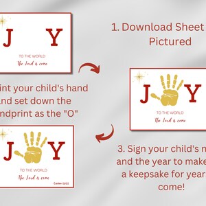 Christmas Handprint Craft, Christmas Activities for Kids, Christian ...