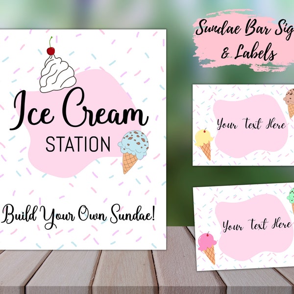 Sundae Bar - Etsy