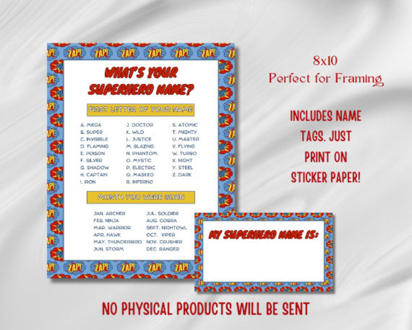 Superhero Birthday Games Printable, Superhero Birthday Party Games ...