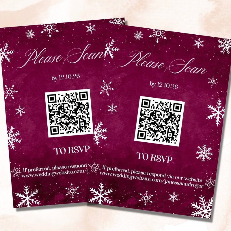 Qr Code Christmas Cards - Etsy
