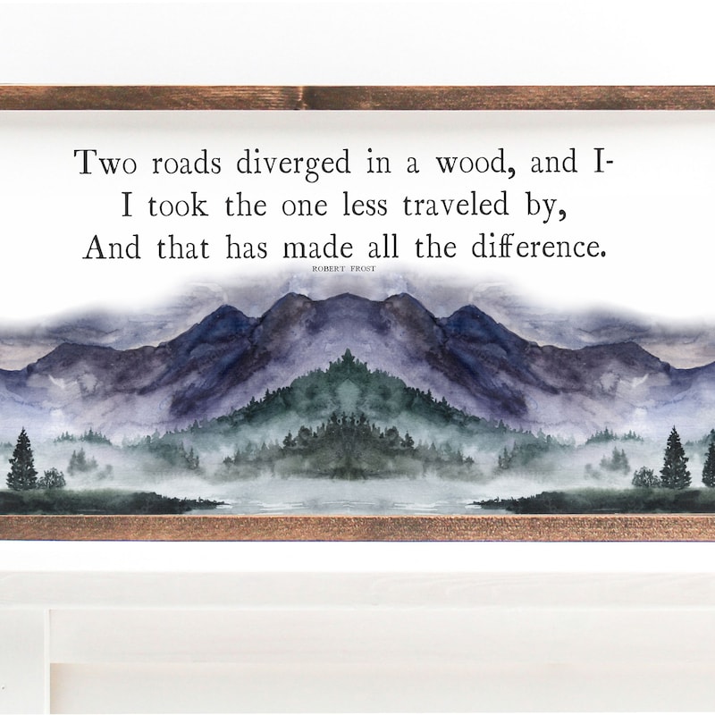 Road Less Traveled - Etsy