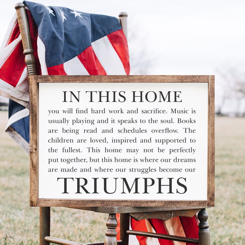 Family Values Sign - Etsy