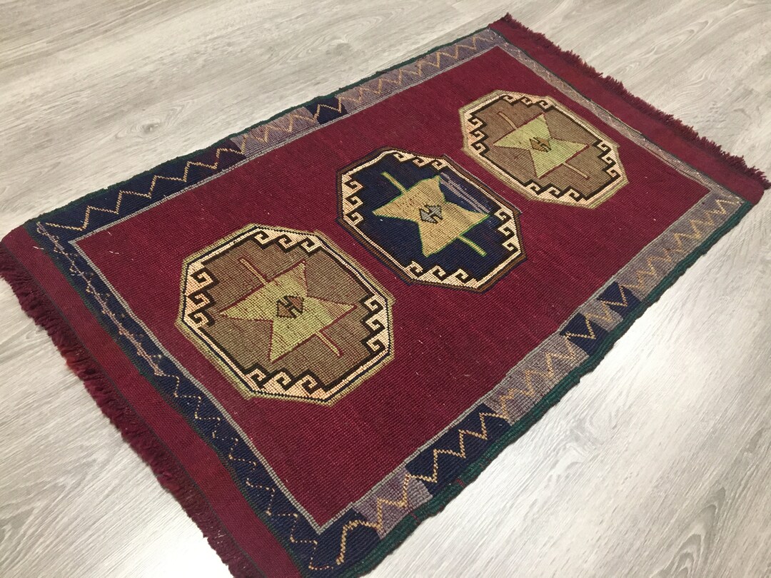 Small Kilim Rug,small Soumak Rug,small Anatolian Rug,small Doormat ...