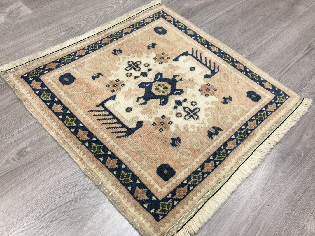 Boho Square Rug,bohemian Square Rug,square Rug,square Oushak,square ...