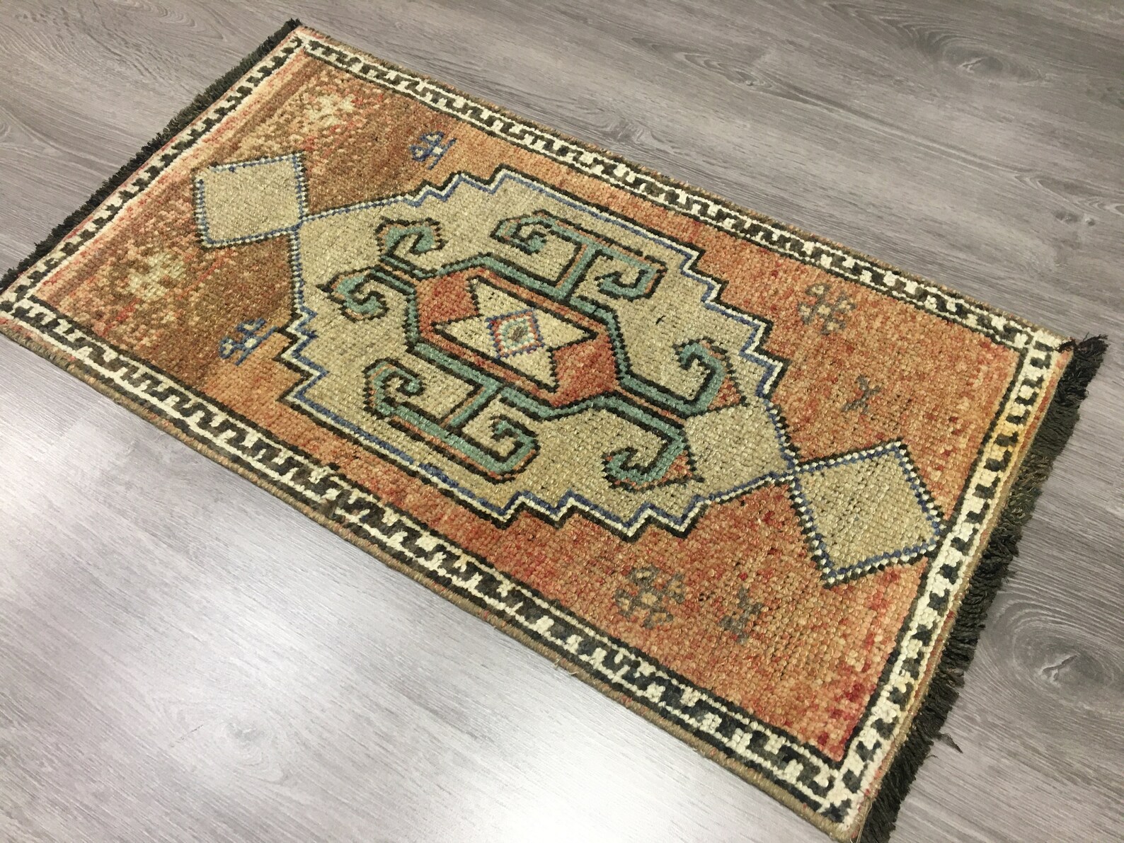 Turkish Small Rug, Home Decor Rug, Anatolian Small Rug, Ethnic Small ...