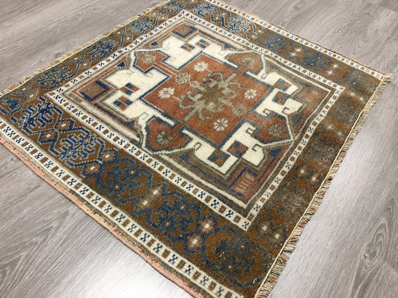Small Square Rug Rustic Small Rugwool Bohemian Rug Small | Etsy