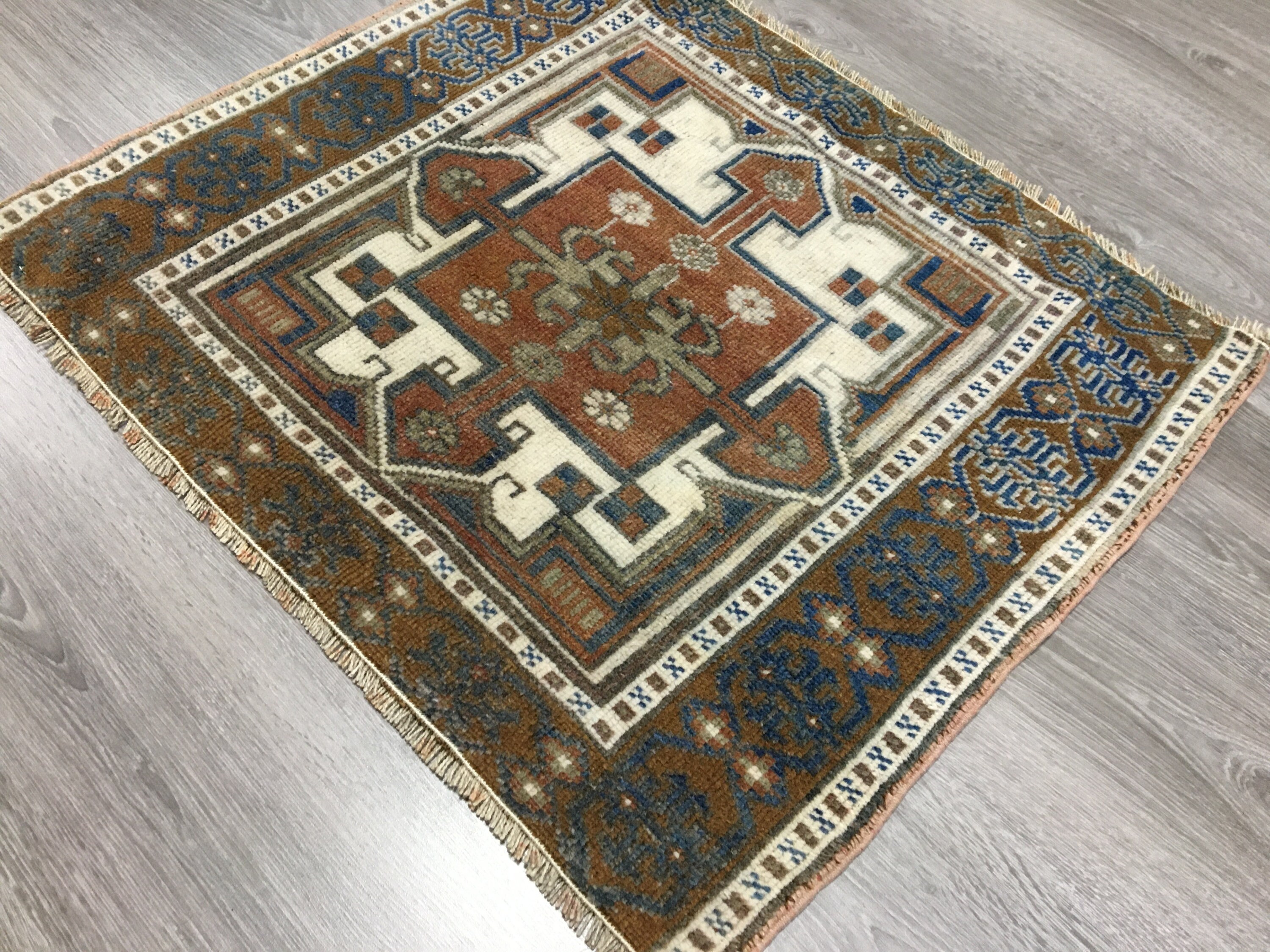 Small Square Rug Rustic Small Rugwool Bohemian Rug Small | Etsy