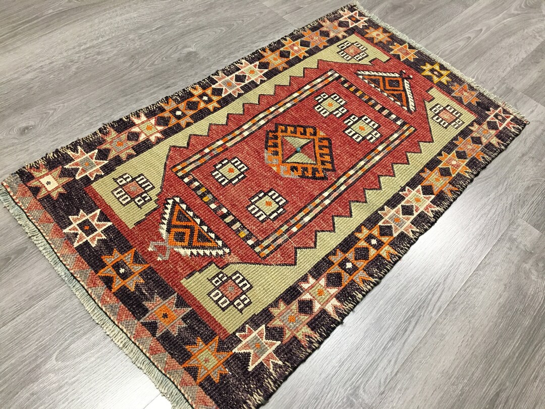 Small Soumak Rug,small Kilim Rug,turkish Gifts,turkish Bathroom Rug ...