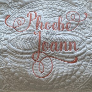 Heirloom Baby Blanket Personalized, Color White - Etsy