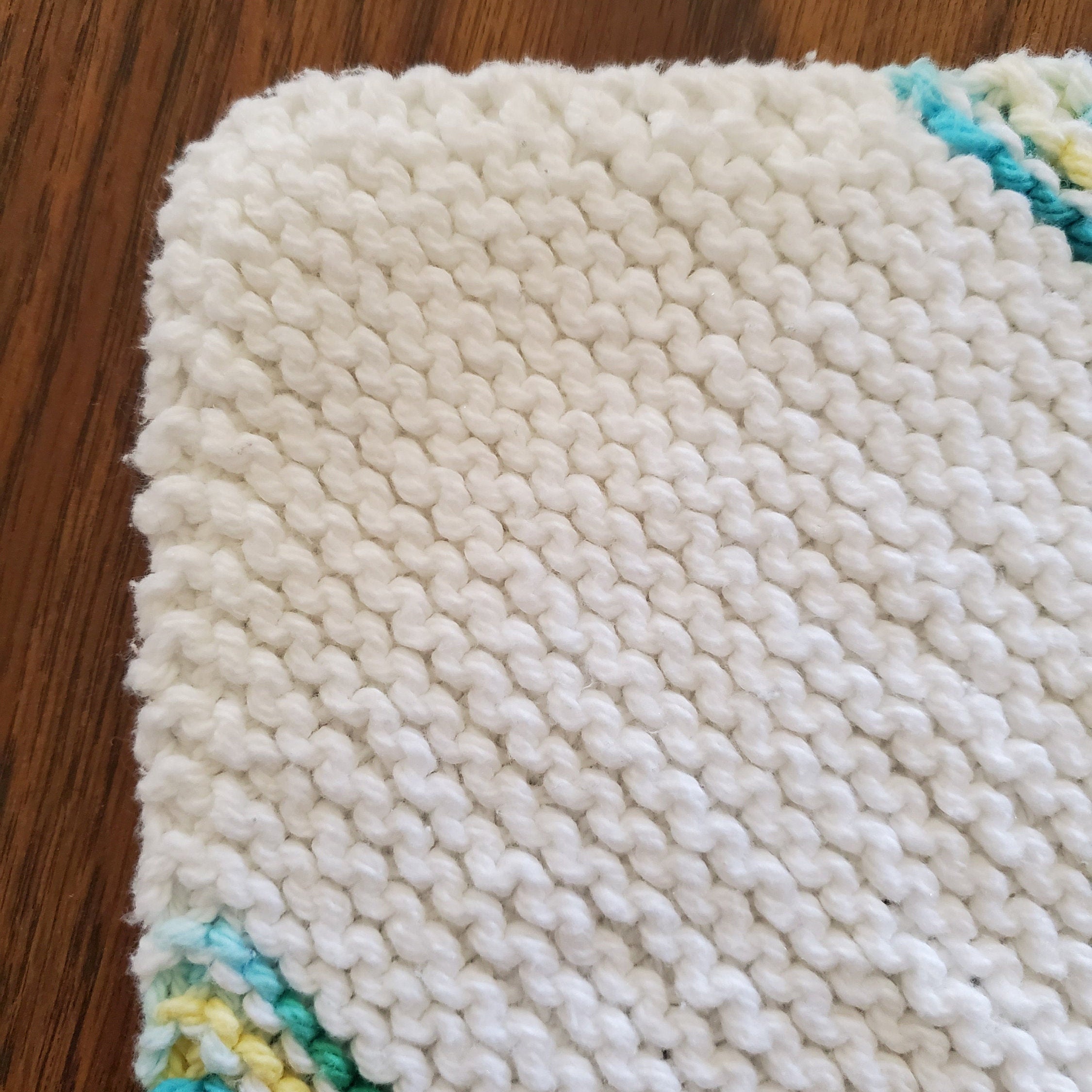 Cotton dish cloths 100% cotton hand knitted wash cloths bath | Etsy