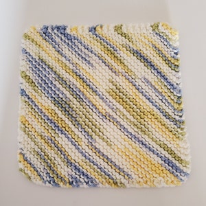Cotton Dish Cloths, 100% Cotton Hand Knitted Wash Cloths, Gift for Her ...