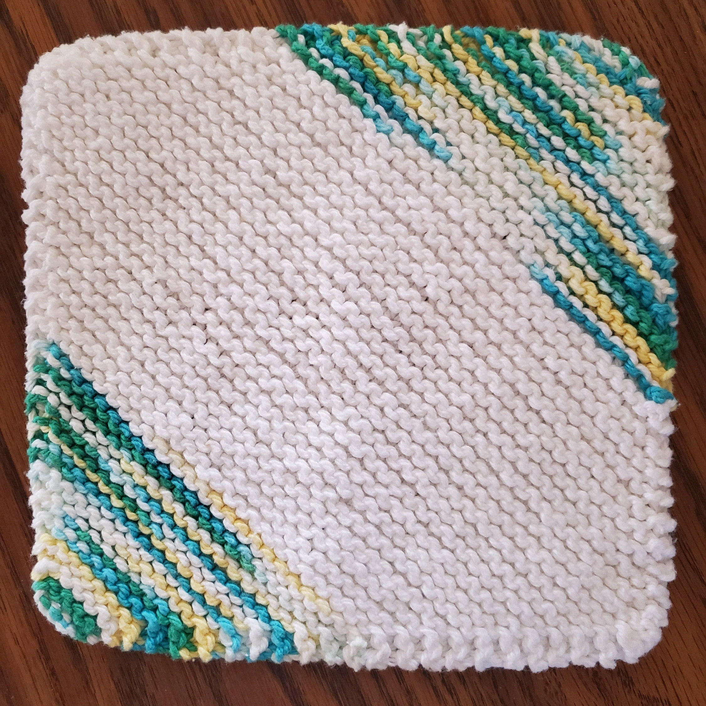 Cotton dish cloths 100% cotton hand knitted wash cloths bath | Etsy