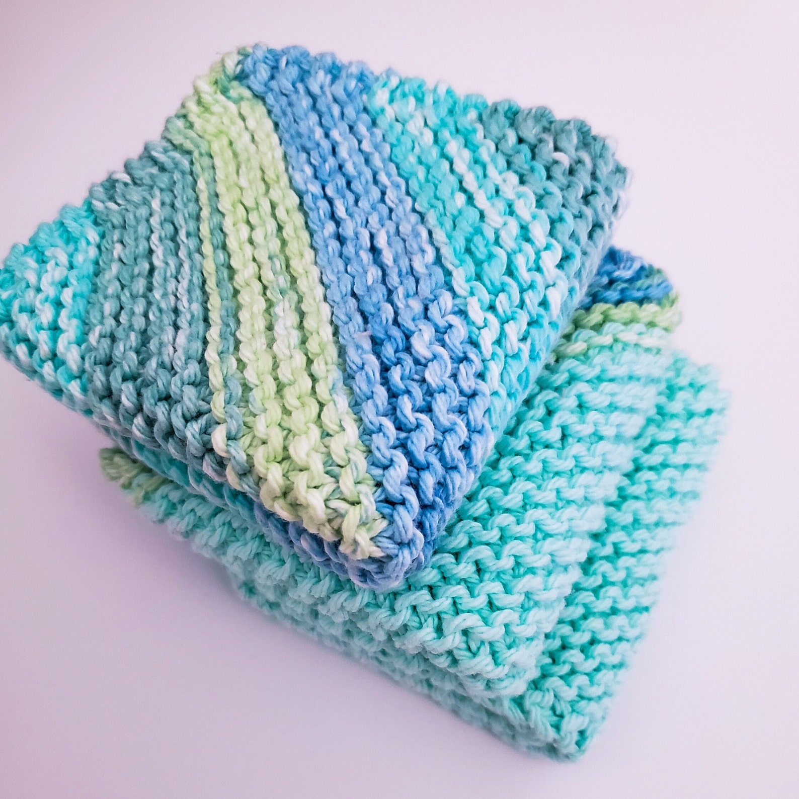 Cotton Dish Cloths, 100% Cotton Hand Knitted Wash Cloths, Home Gifts ...