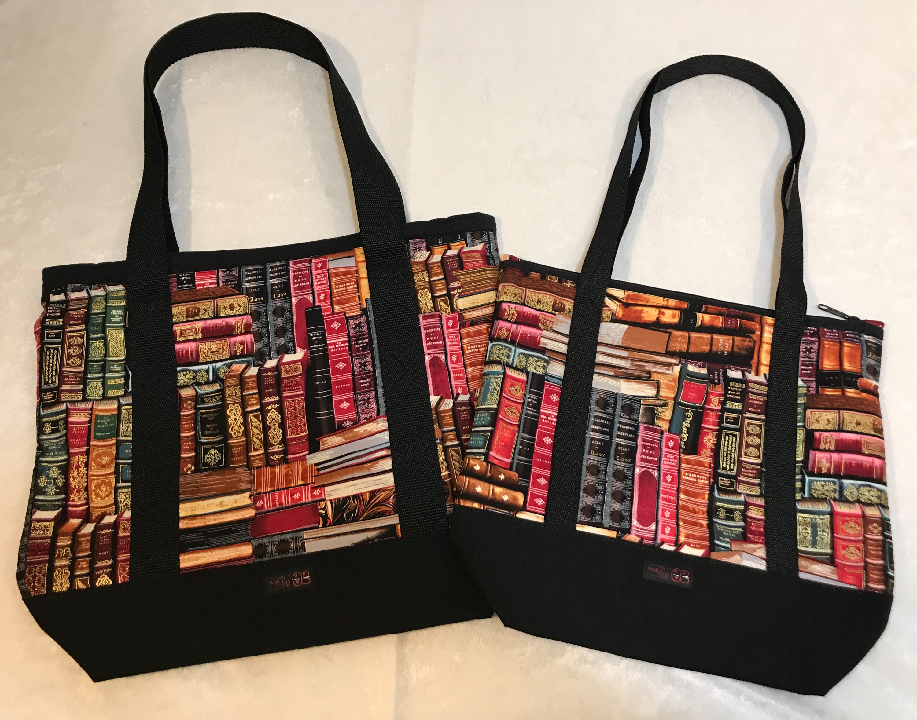 Library Book Purse, Handbag, Book Lover Bag, Gold Metallic Accents ...