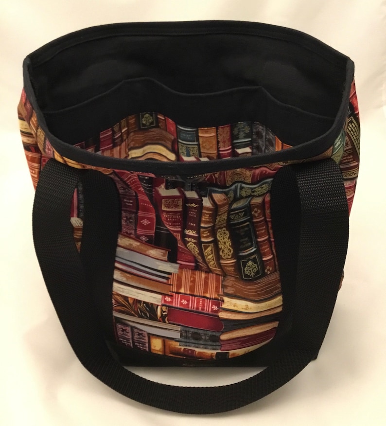 Library Book Tote Bag Teachers Tote Bag Librarian Book Bag - Etsy