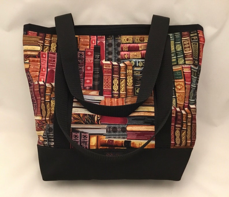 Library Book Tote Bag Teachers Tote Bag Librarian Book Bag - Etsy