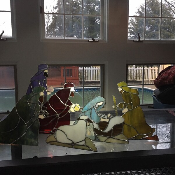Glass Nativity - Etsy