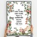 Vintage Flowers Poster Garden Sayings, Quote Wall Art, Gardeners Home ...